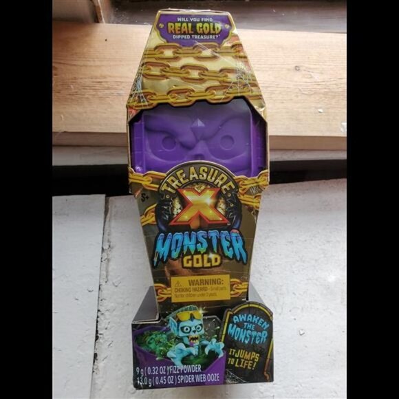 Toys | Treasure X Monster Gold Monster Coffin 13 Levels Of Adventure ...